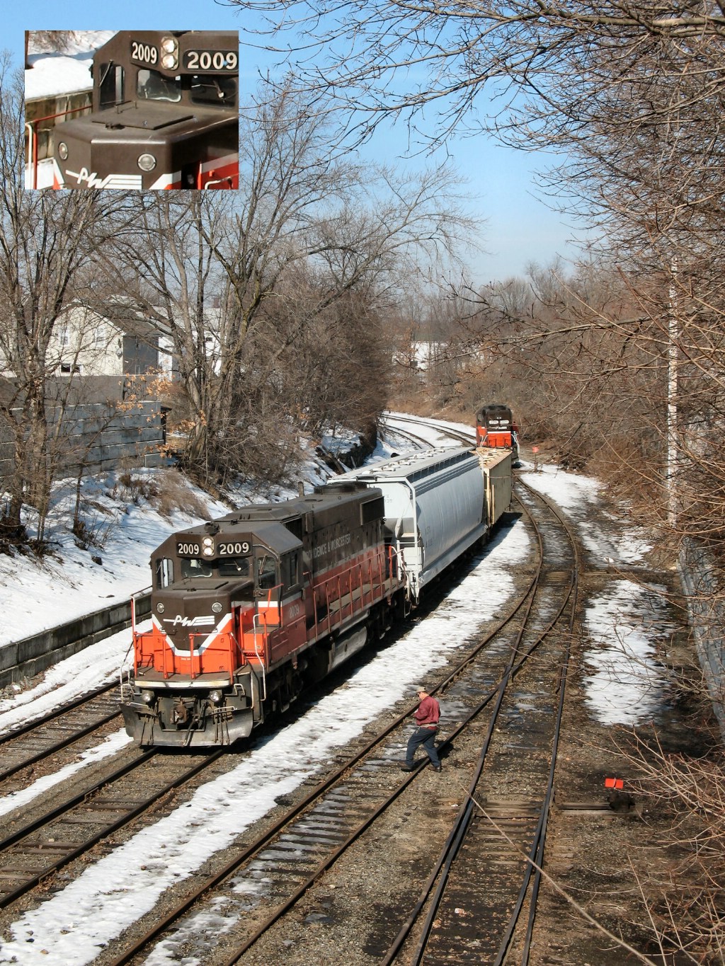 Providence and Worcester's Valley Falls Yard